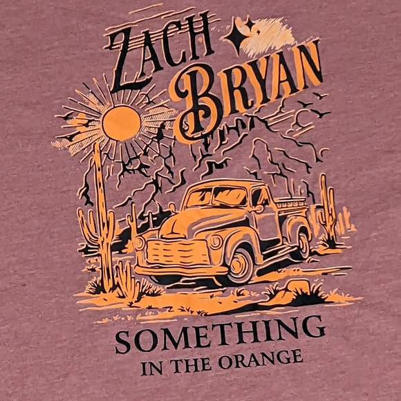 Zach Bryan | Tops | Zach Bryan Something In The Orange Xl | Poshmark